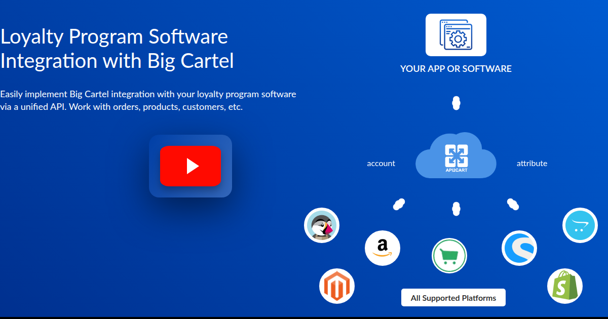 Loyalty Program Integration with Big Cartel - API2Cart - Unified ...