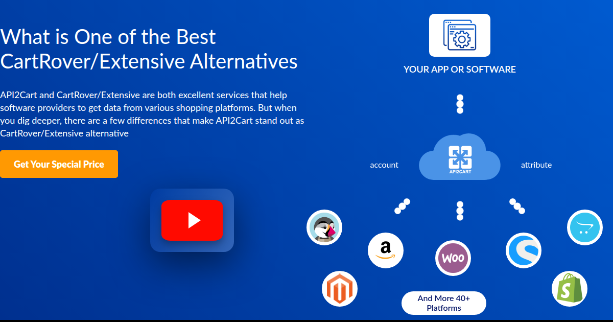 What is One of the Best CartRover/Extensive Alternatives - API2Cart