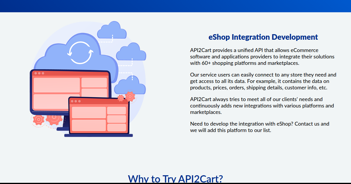 eShop Integration - API2Cart - Unified eCommerce API
