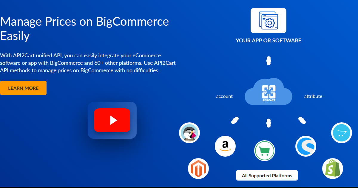 Manage prices on BigCommerce - API2Cart - Unified eCommerce API