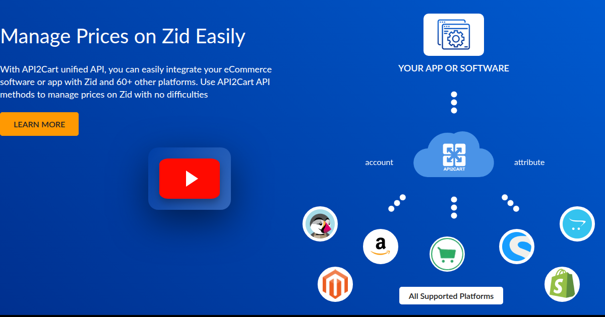 Manage prices on Zid - API2Cart - Unified eCommerce API