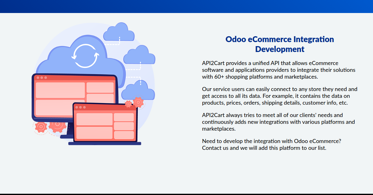 Odoo Ecommerce Integration Api2cart Unified Ecommerce Api