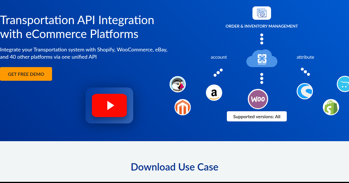 Transportation API Integration - API2Cart