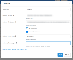 How to connect Walmart store to API2Cart? - API2Cart
