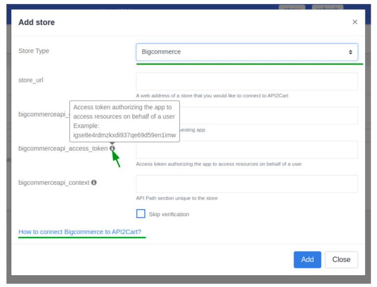 How to connect the online store to API2Cart? - API2Cart